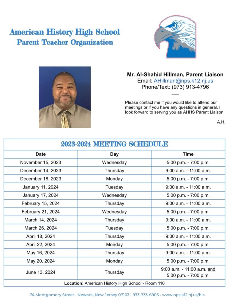 AHHS Parent Liaison - American History High School