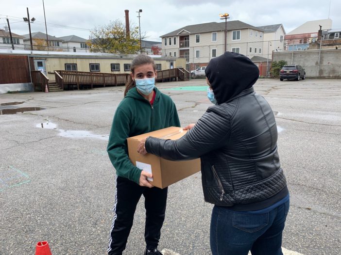 Food Distribution - East Ward Elementary School