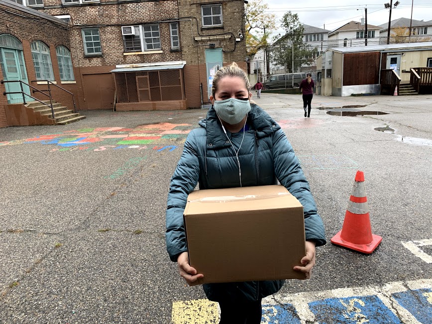 Food Distribution - East Ward Elementary School