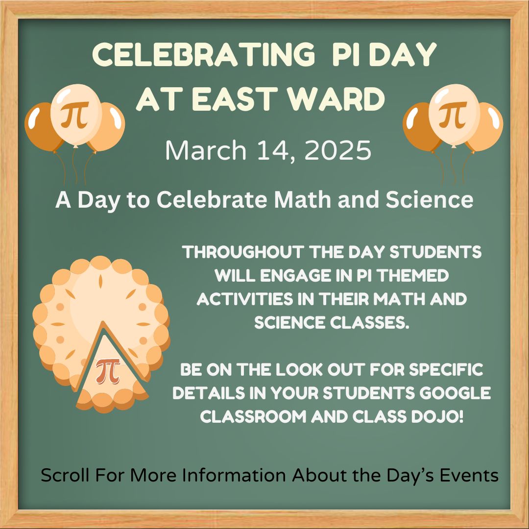 Celebrating Pi Day 2025 at East Ward - East Ward Elementary School