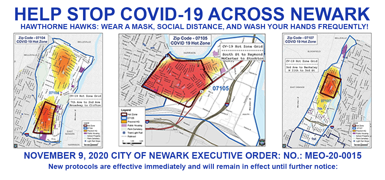 COVID-19 CDC Guidelines and City Executive Order - Hawthorne Avenue