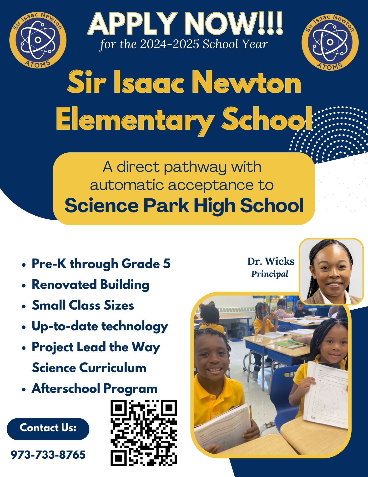 Apply Now!!! - Sir Isaac Newton Elementary School