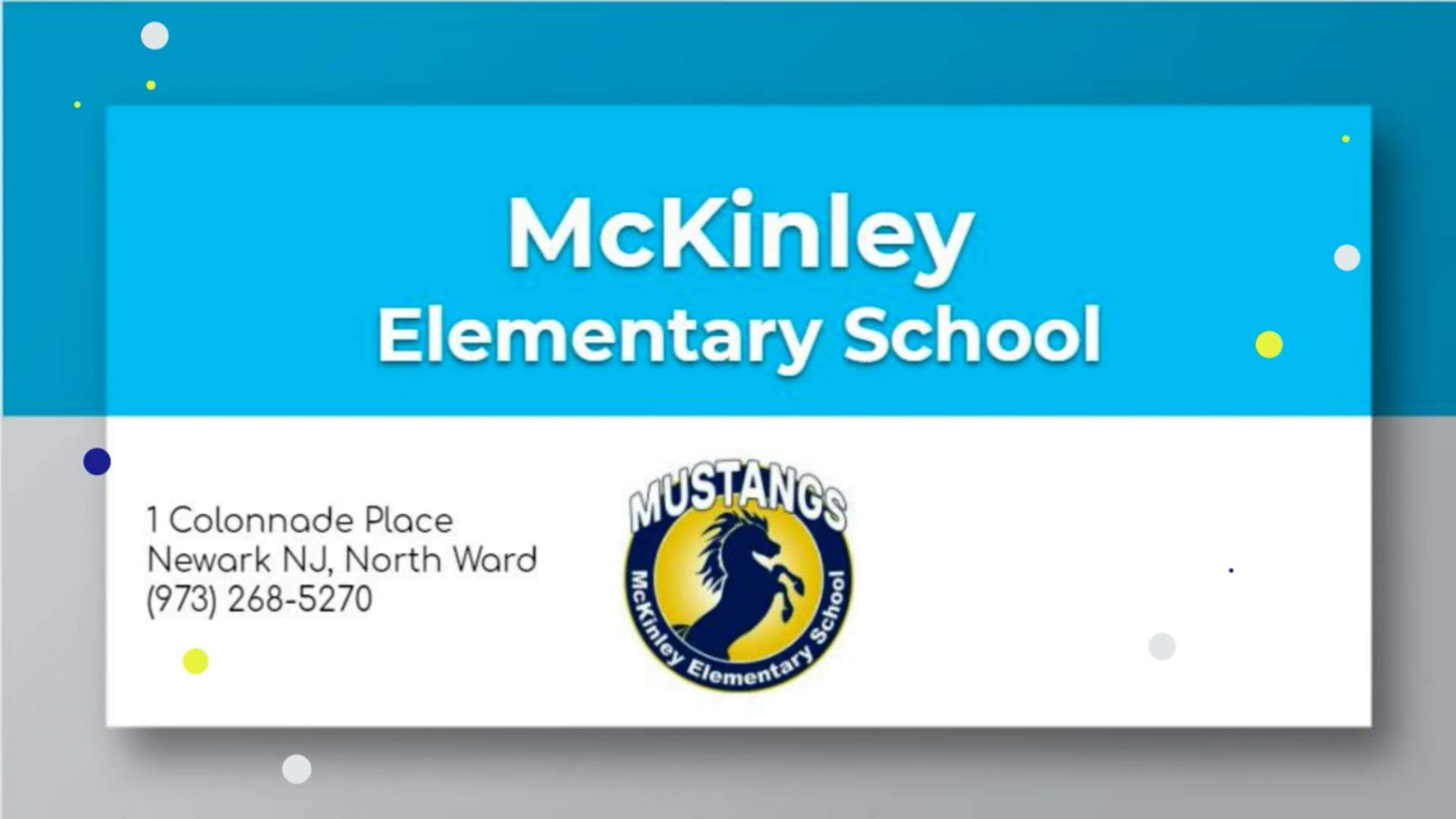 McKinley School - Newark Public Schools
