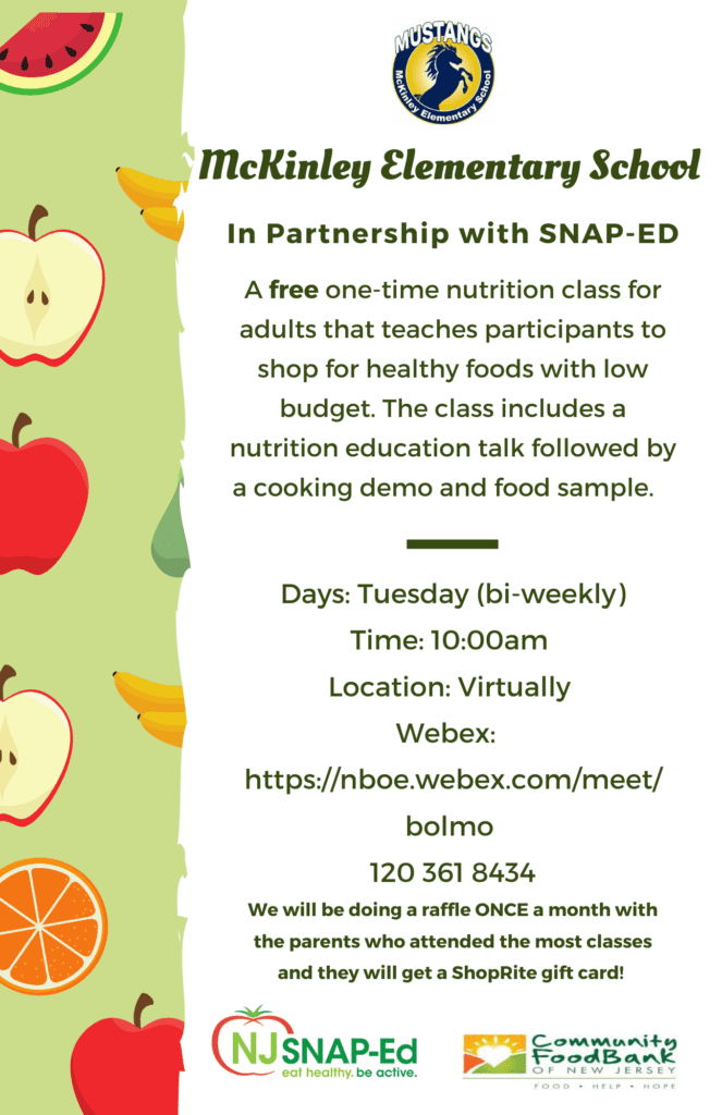 SNAP-ED Nutrition Workshop - McKinley School