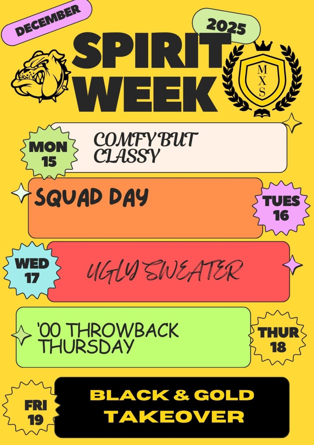 Spirit Week - Malcolm X Shabazz High School