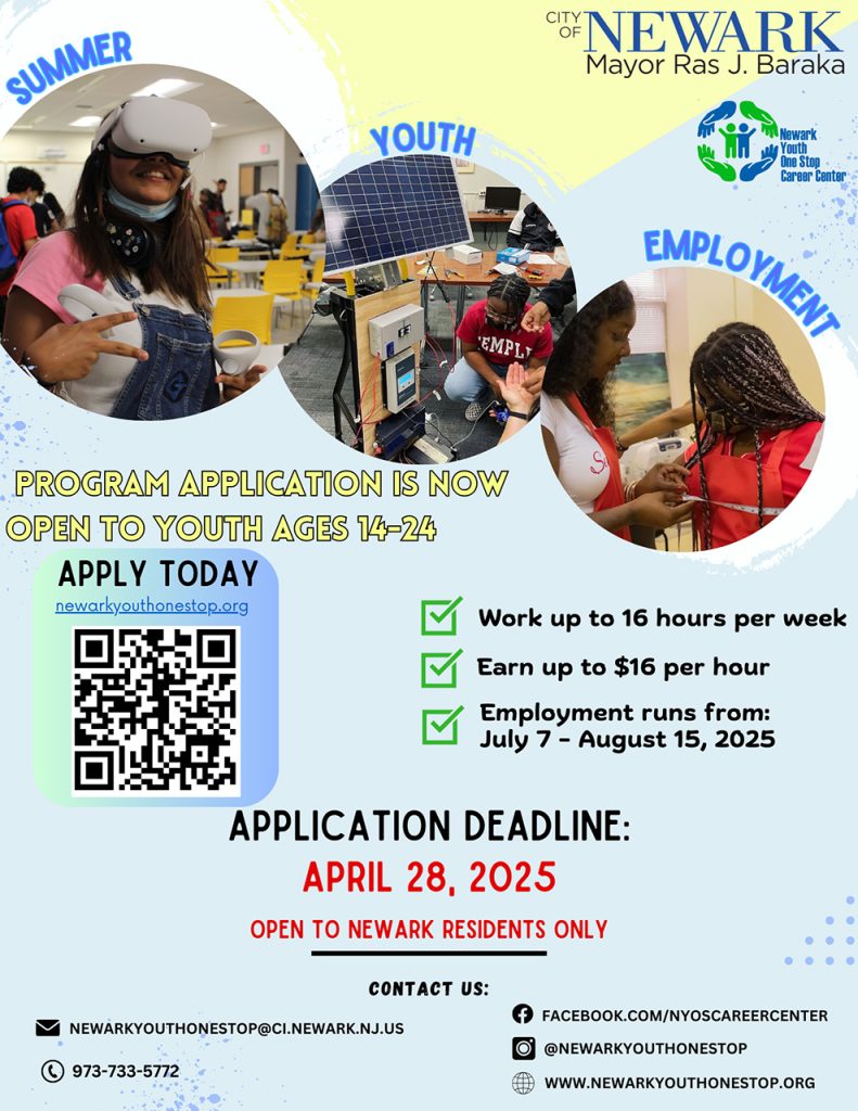 Summer Youth Employment - Newark Board of Education